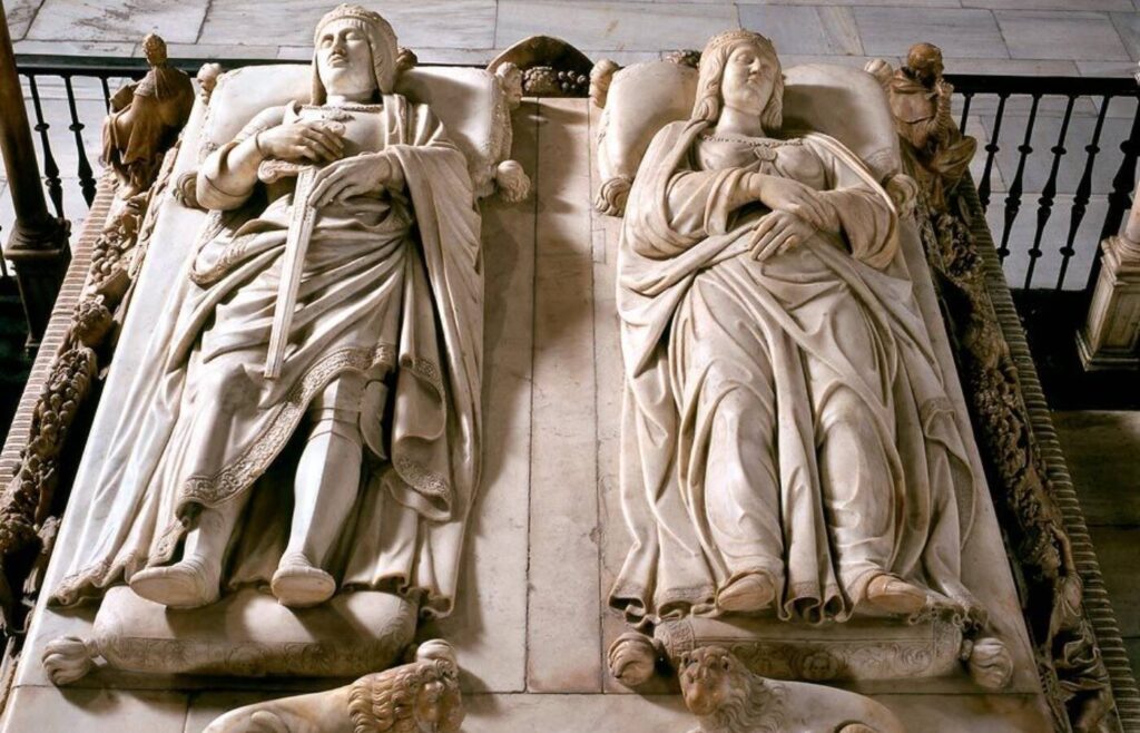 La tumba gótica de los Reyes Católicos creada por Domenico Fancelli ...